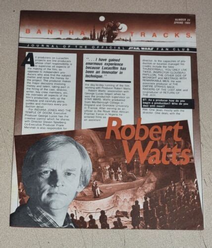 1984 Vintage Star Wars Fan Club Bantha Tracks Issue 24 Ebay