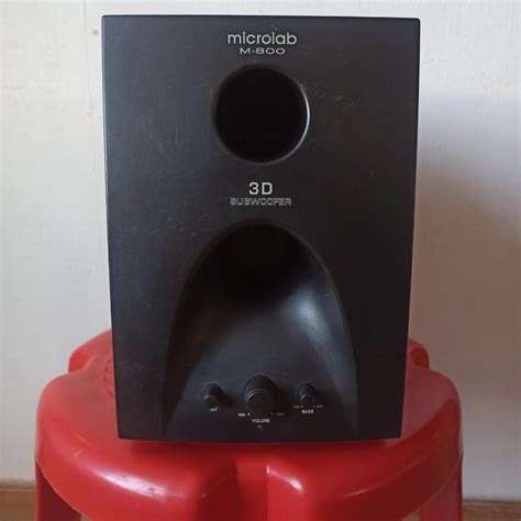 Microlab M-800. 3D SUBWOOFER, 音響器材, Soundbar、揚聲器、藍牙喇叭、耳擴 - Carousell