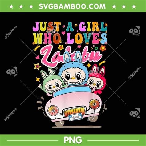 Cute Labubu Flowers Png Funny Labubu Lover Png