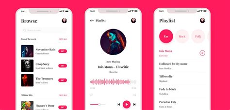 xd music player app ui kit xd guru