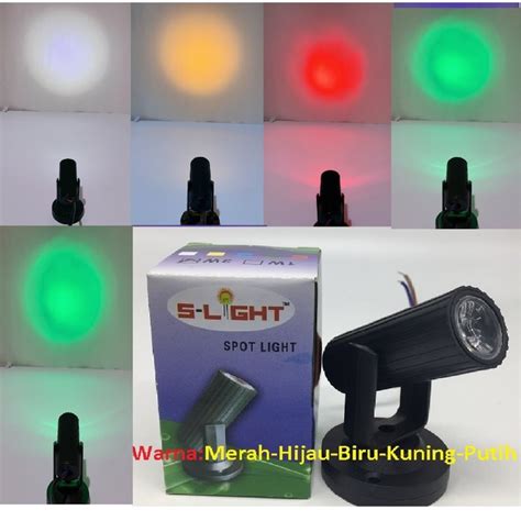 Jual Lampu Sorot Mini Led Warna W Shopee Indonesia