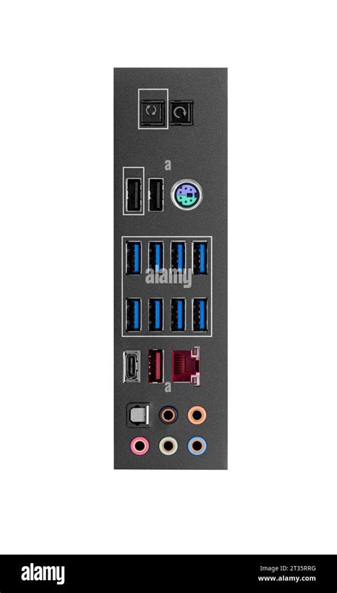 Modern Gaming Motherboard Isolated Stock Photo Alamy