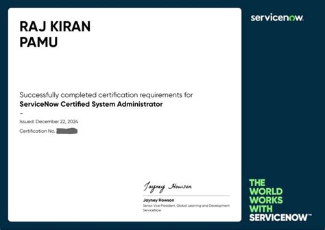 Raj Kiran Pamu On Linkedin Servicenow Certification Professionalgrowth Csa 12 Comments