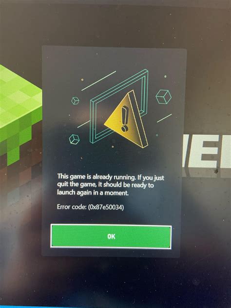 Minecraft Launcher Error Code 0x87e50034 Anyone Know What This Is And How To Fix It R