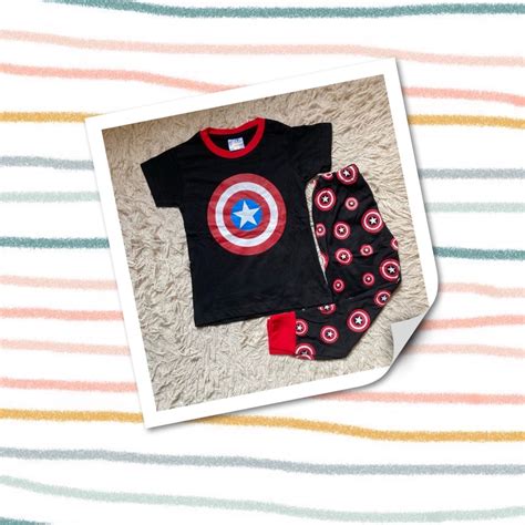 🎉pyjamas Stock Captain America Dino Elmo Budak Shopee Malaysia