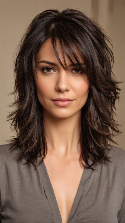 23 Long Layers Face Framing Haircut The V Cut Layers Cortes De Pelo