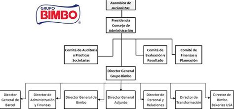 Organigrama De Bimbo Y Funciones De Sus Departamentos