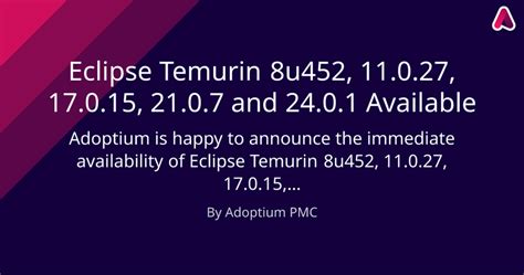 Eclipse Temurin Jdk 24 Enables Jep 493 Adoptium