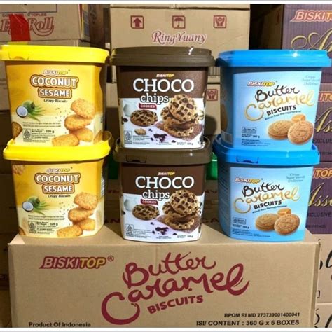 Jual Snack Kaleng Biskitop Kemasan Jar Toples Shopee Indonesia