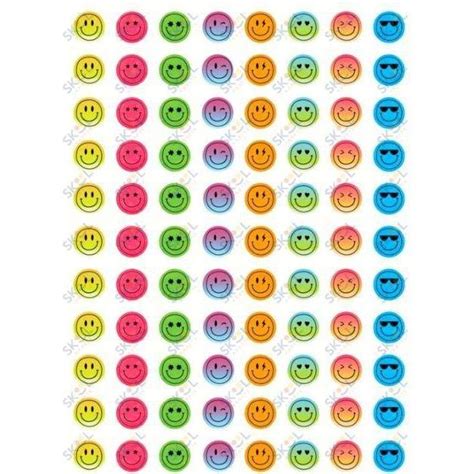 Bright 4ever Smiley Mini Stickers 1144 Stickers Per Pack Skool Krafts
