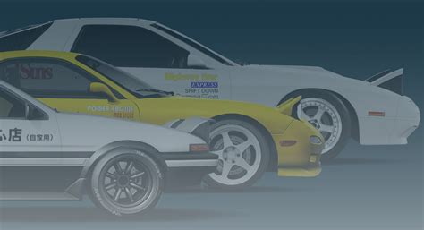 Custom Car Poster Shop Initial D Collection