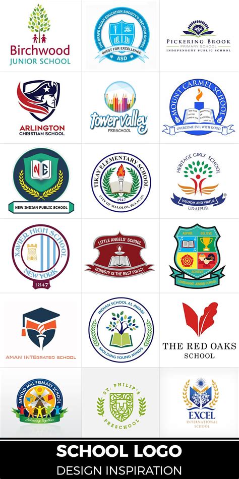 Inspiring School Logo Designs