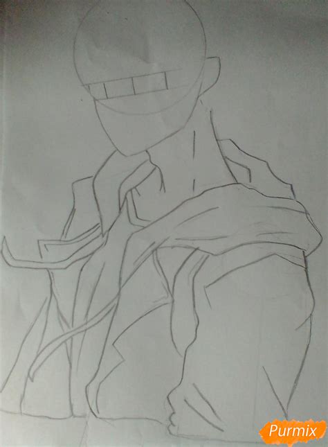 Как нарисовать хинату из волейбола карандашом поэтапно для начинающих