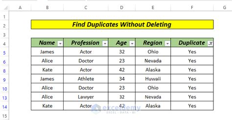 How To Find Duplicates Without Deleting In Excel 7 Methods Exceldemy