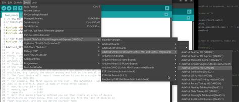 adafruit spiflash library not working with circuit playground express · issue 144 · adafruit