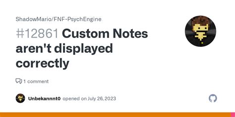 Custom Notes Aren T Displayed Correctly Issue Shadowmario