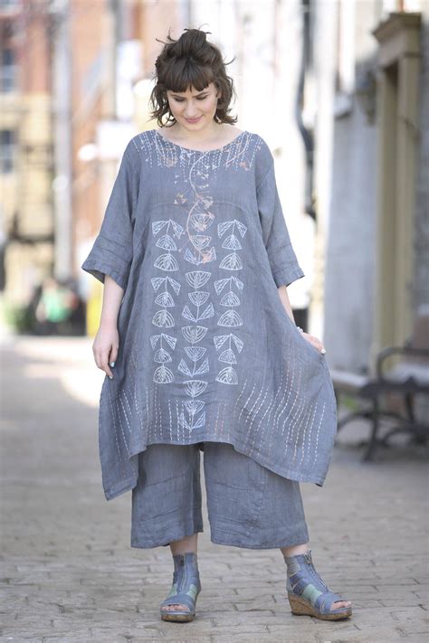 Туники в стиле бохо для полных - 84 фото