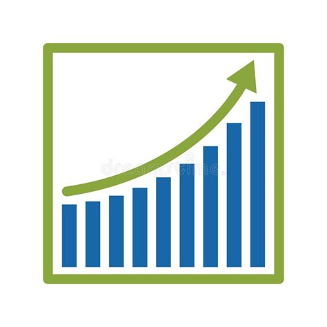 Vector Bar Chart Illustration Business Graph Data Growth Diagram