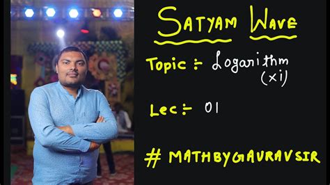 Logarithm For Icse Cbse Bseb Youtube