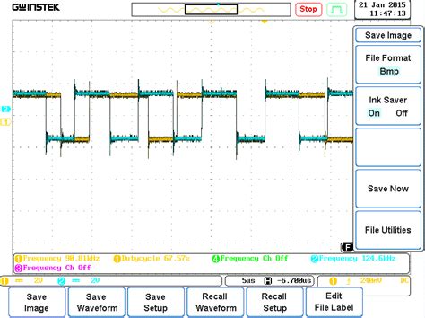 Stm32f4 Two Complementary Pwm Outputs Does Not Hav