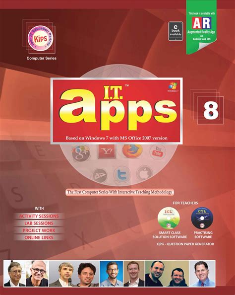 Kips Learning It Apps Based On Windows 7 With Ms Office 2007 Textbook For Class 8 Malik