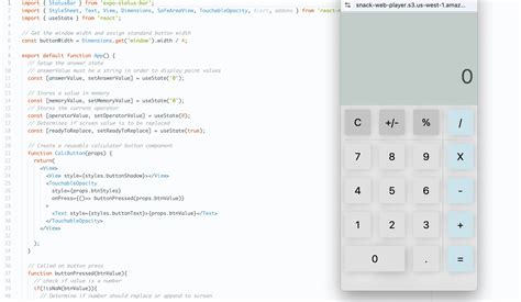 React Native Calculator Christian Bell