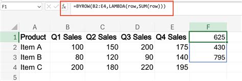 Master Excels Byrow Function Transform Your Spreadsheet Calculations 2025