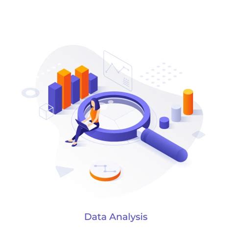 Analyst Business Product Data Isometric Royalty Free Vector
