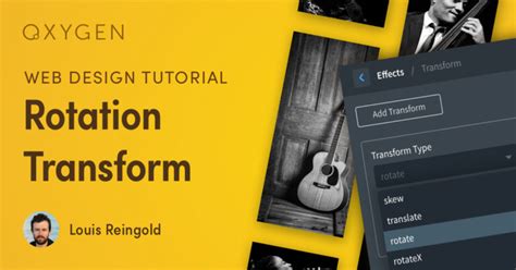Tutorial Rotation Effect Using The New CSS Transforms Feature In
