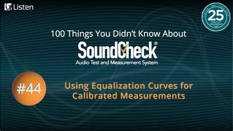 Listen Inc On Linkedin Using Equalization Curves For Calibrated