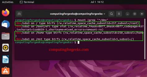 How To Convert Ext4 Filesystem To Btrfs Computingforgeeks