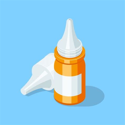 Eye Drops Package Composition Royalty Free Vector Image