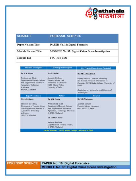 Digital Crime Scene Investigation Download Free Pdf Digital Forensics Crime Scene