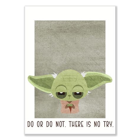 Yoda Do Or Do Not The Movies Collection Cobayo Illustrations