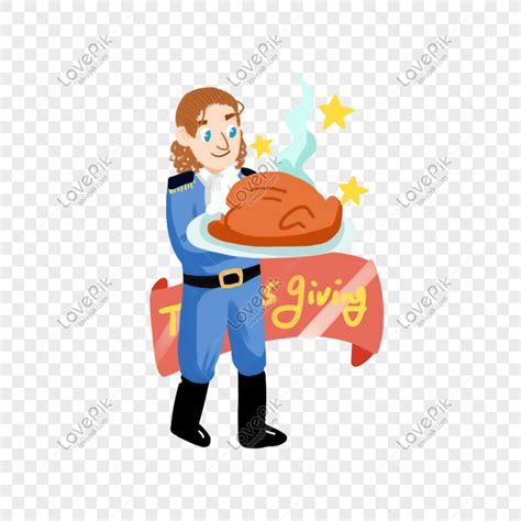 추수 감사절 칠면조 손으로 그려진 만화 캐릭터 Png 자료 Png 일러스트 무료 다운로드 Lovepik