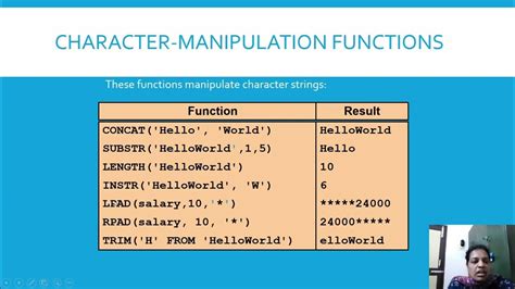 Dbms In Built Functionex 3 Youtube