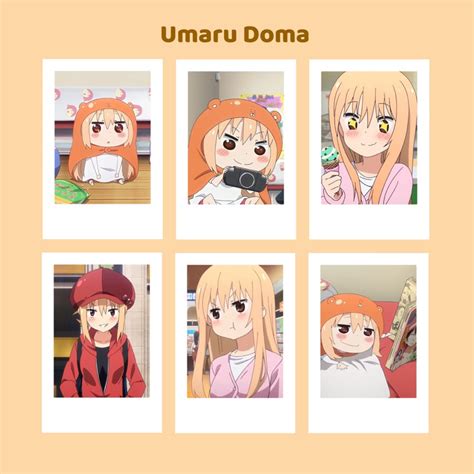 Jual Polaroid Anime Umaru Chan Himoutou Nana Ebina Tachibana Kirie Umaruchan Cola Potato Chips
