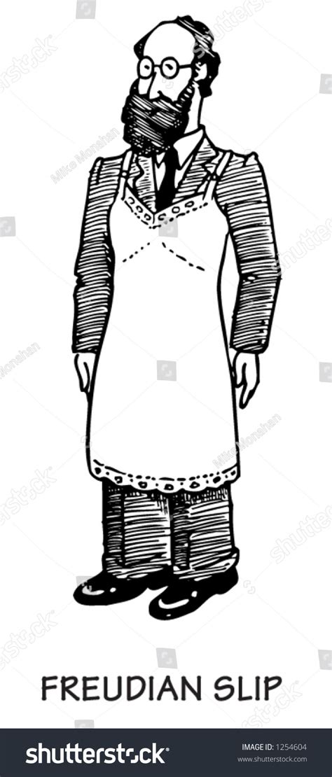 Freudian Slip Over 4 Royalty Free Licensable Stock Illustrations