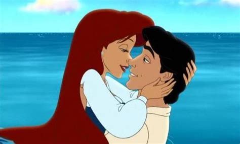 The Little Mermaid And Prince Eric Kiss The Girl