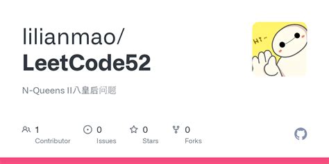 Github Lilianmaoleetcode52 N Queens Ii八皇后问题