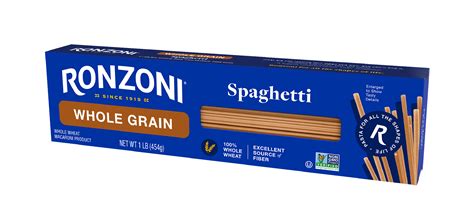 Whole Wheat Pasta Ronzoni® Whole Grain Spaghetti