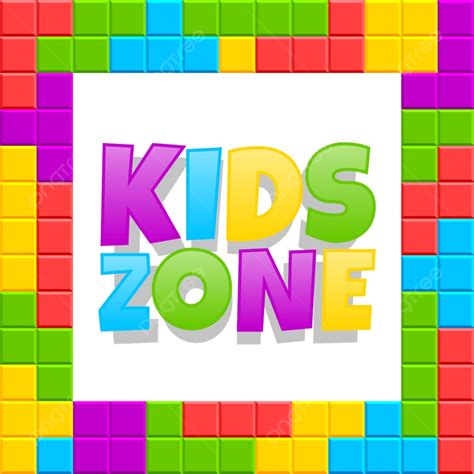 키즈 존 놀이터 로고 포스터 템플릿 Psd 다운로드 디자인 자료 다운로드