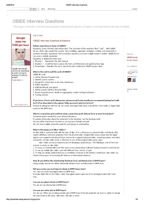 obiee interview questions pdfcoffee