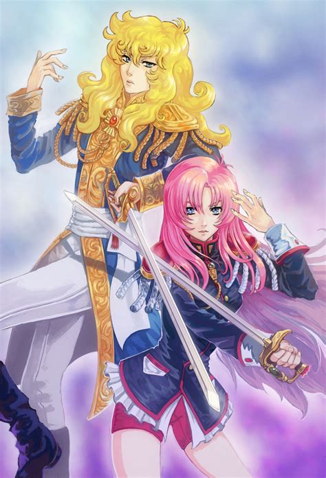 Tenjou Utena And Oscar Francois De Jarjayes Shoujo Kakumei Utena And 1