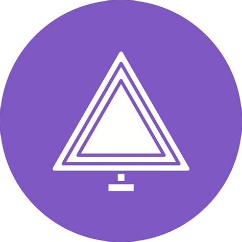 Premium Vector Triangle Vector Illustration Style