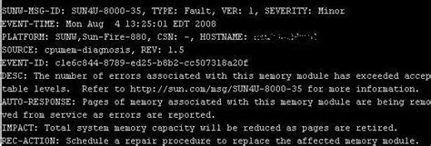troubleshooting hardware problem in solaris with fault management tools