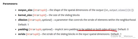 【pytorch】unfold和fold的互逆操作 Csdn博客