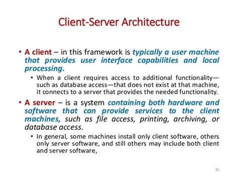 Database Models Client Server Architecture Distributed Database And