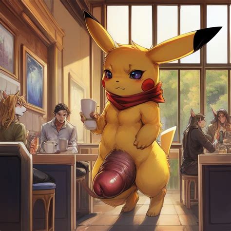 Rule 34 Ai Generated Big Penis Cafe Furry Huge Cock Pikachu Pokémon Species Pokemon Public