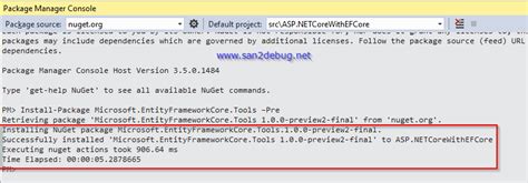 Getting Started With Aspnet Core Ef Core Using Sql Server On Windows